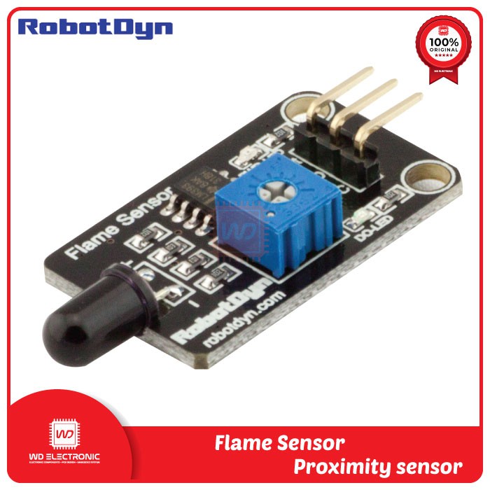 Jual FLAME SENSOR MODULE ROBOTDYN FLAME SENSOR | Shopee Indonesia