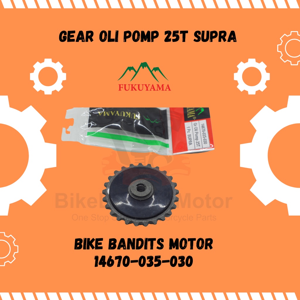 Jual Gear Oli Pomp / Gigi Pompa Oli Supra (25T) Fukuyama | Shopee Indonesia