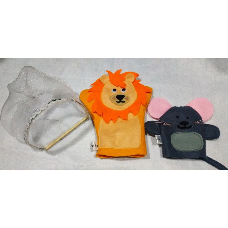 Jual hand puppet the lion and the mouse | Shopee Indonesia
