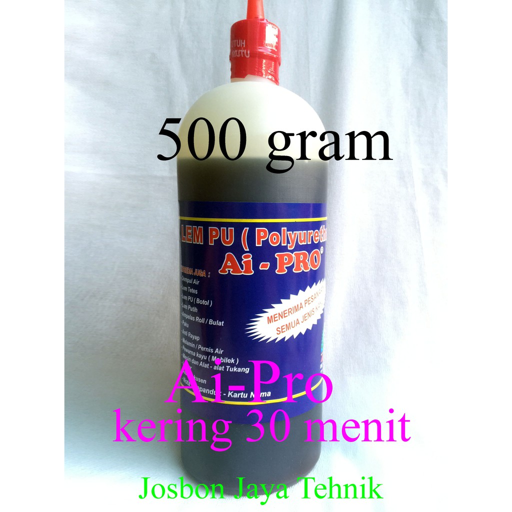 Jual Lem Pu Merk Ai-PRO atau Lem botol 30 menit kering 500gr | Shopee ...