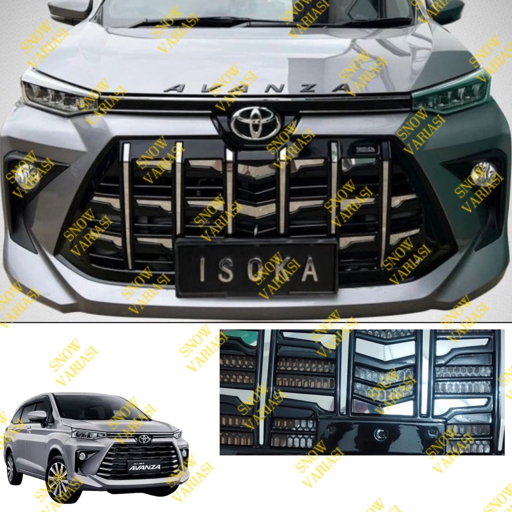 Jual Grill Depan Toyota Avanza 2022 2023 2024 2025 Model Alphard Hitam ...