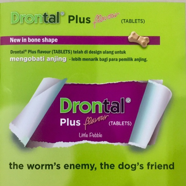 Jual ELANCO Drontal plus Dog Per Tablet Obat Cacing Anjing | Shopee ...