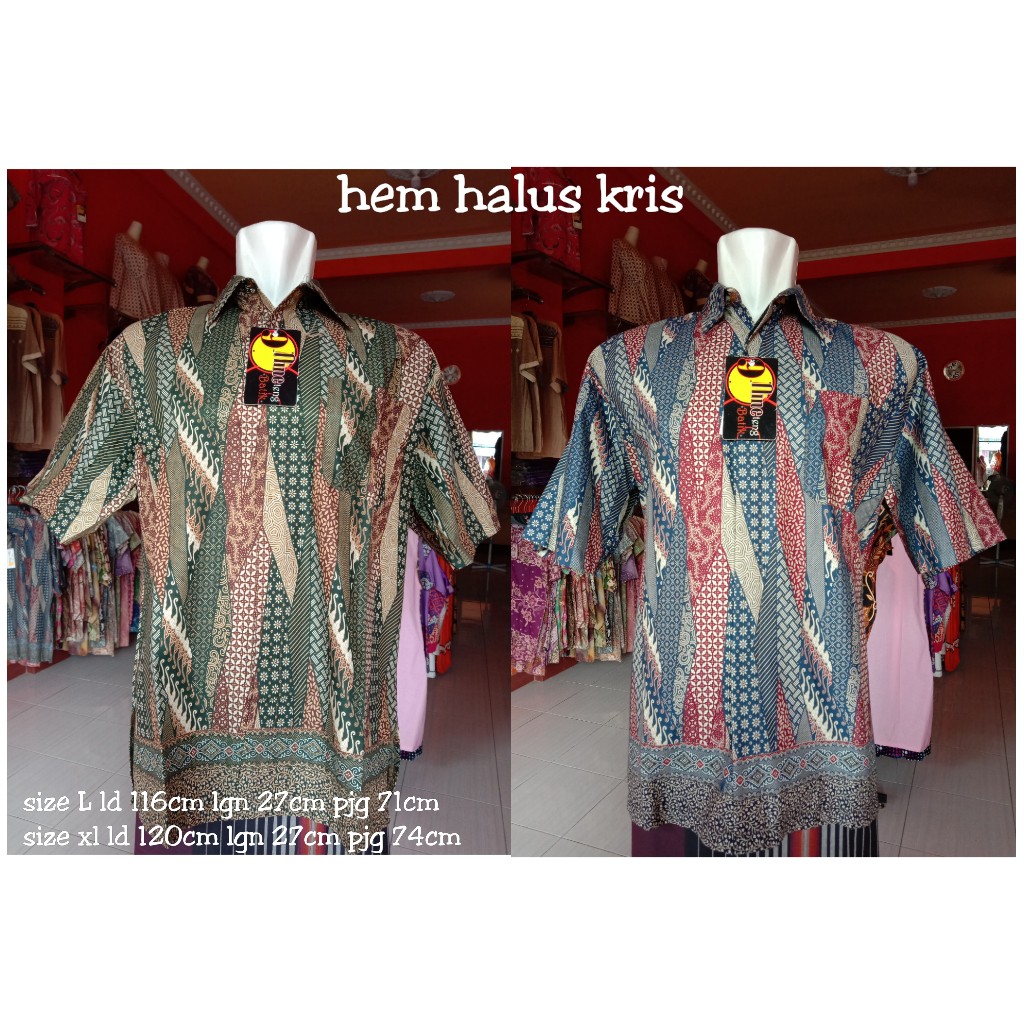 Jual pakaian pria atasan batik halus kris 9teng batik jambi | Shopee ...