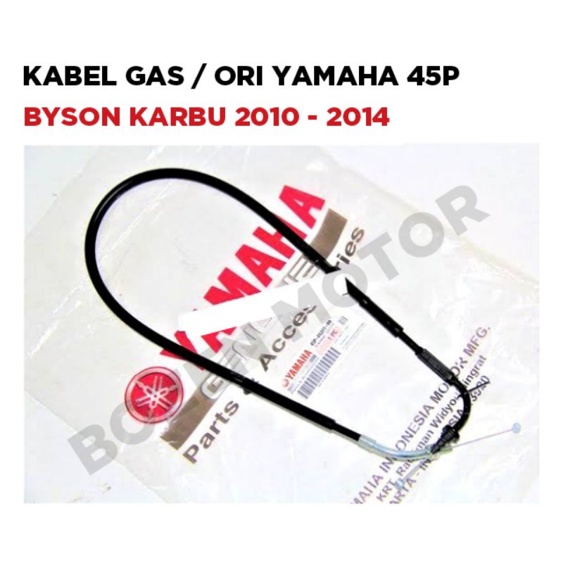 Jual Kabel Gas Byson Karbu 2010 2011 2012 2013 2014 / Ori Yamaha 45P ...