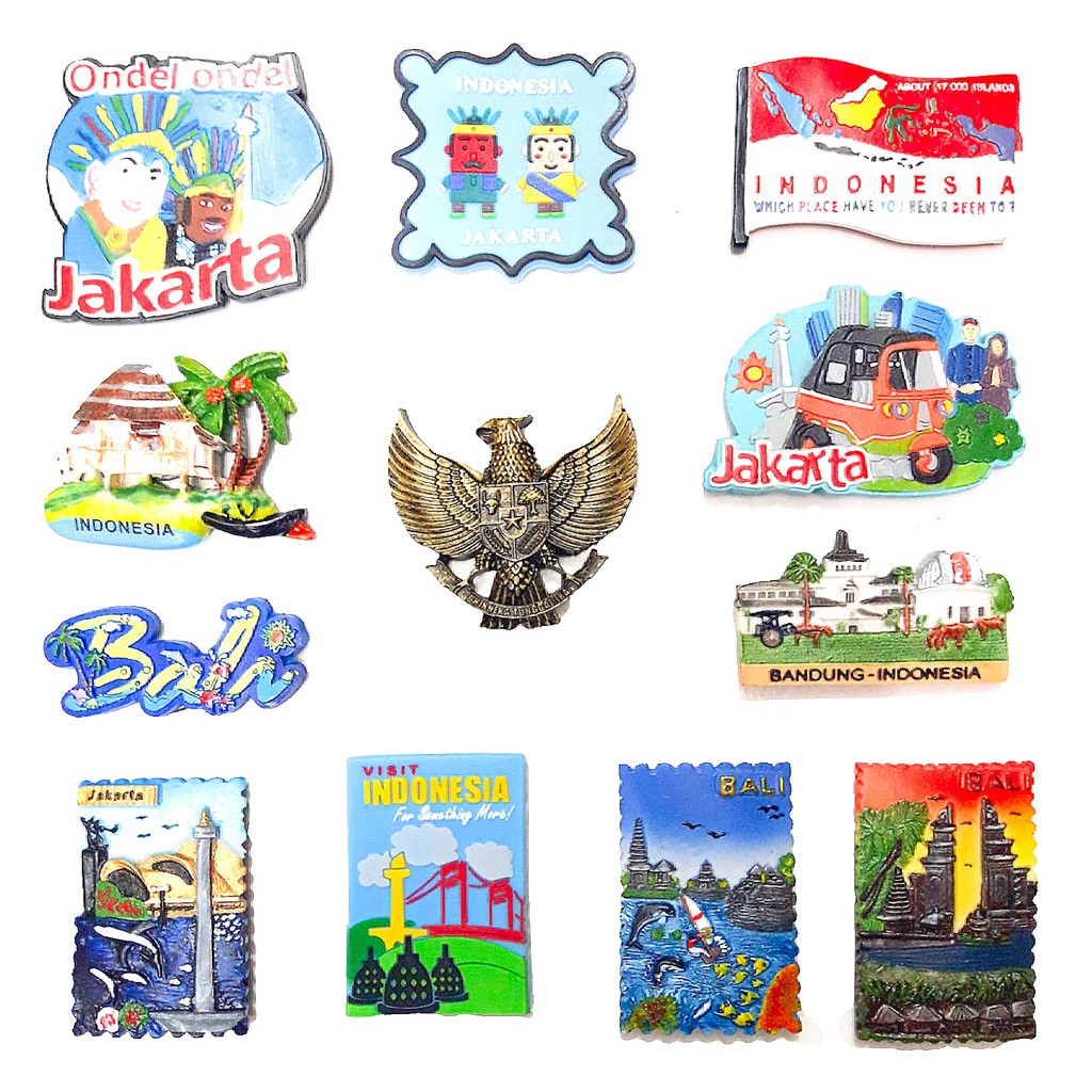 Jual SOUVENIR MAGNET INDONESIA JAKARTA | Shopee Indonesia