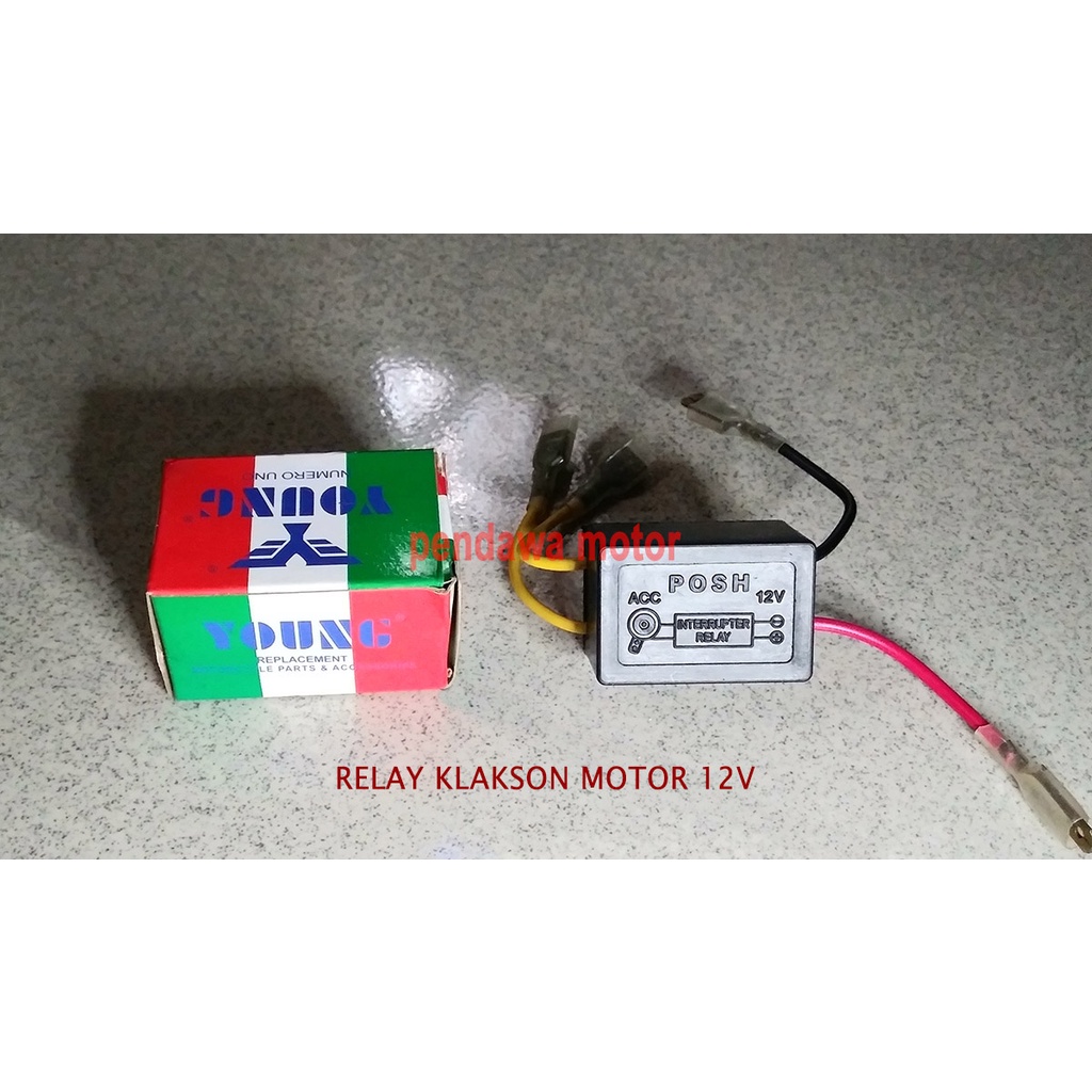 Jual RELAY KLAKSON MOTOR 12 VOLT UNIVERSAL RELAY HORN 12V | Shopee ...