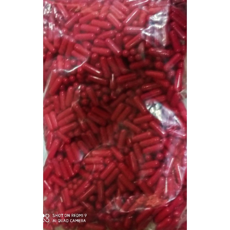 Jual KAPSUL KOSONG GELATIN SAPI UKURAN 0N =1000 MG | Shopee Indonesia