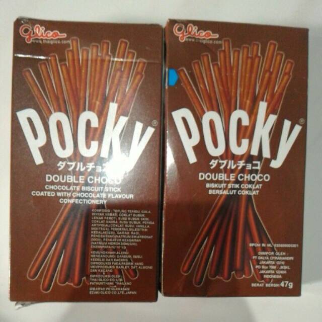 Jual Pocky Double Choco Glico Biskuit Stik Coklat 47gr | Shopee Indonesia