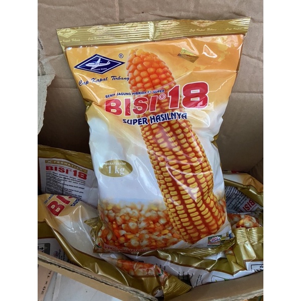 Jual bibit jagung bisi18 kapal terbang 1kg bisi 18 original | Shopee ...