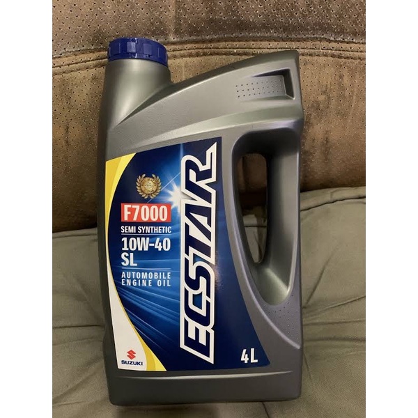 Jual Oli Ecstar (SGO) 10W40 | 4 Liter (Suzuki Genuine Oil) | Shopee ...