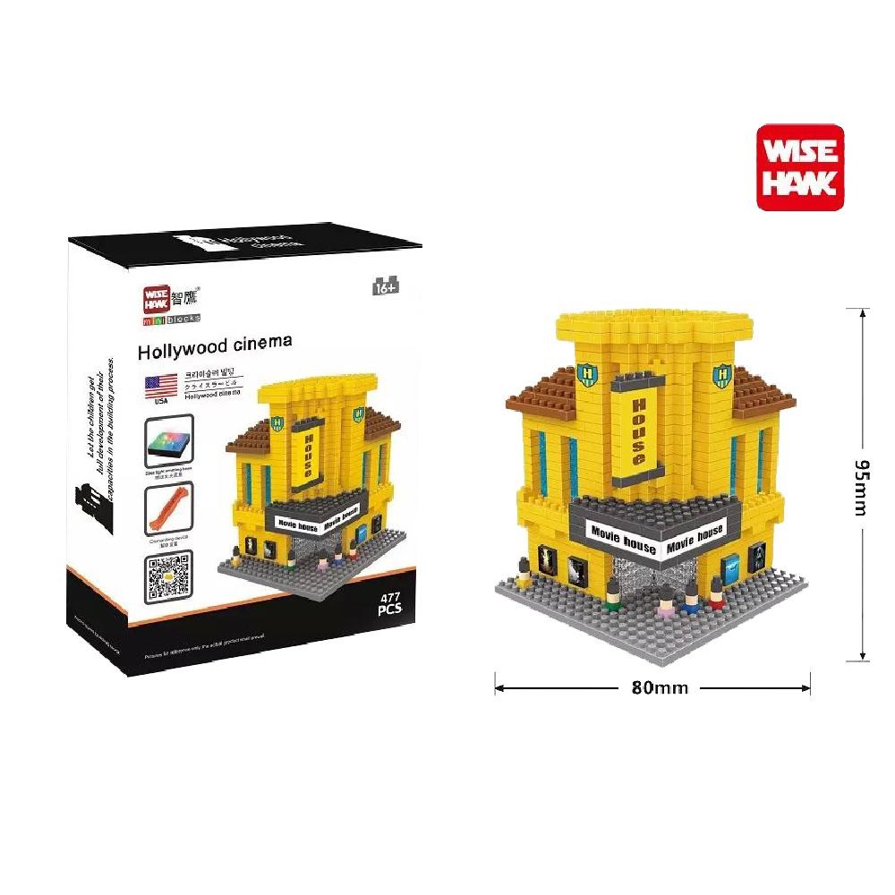 Jual Bricks Wise Hawk 2325 Hollywood Cinema Arshitecture 477pcs ...