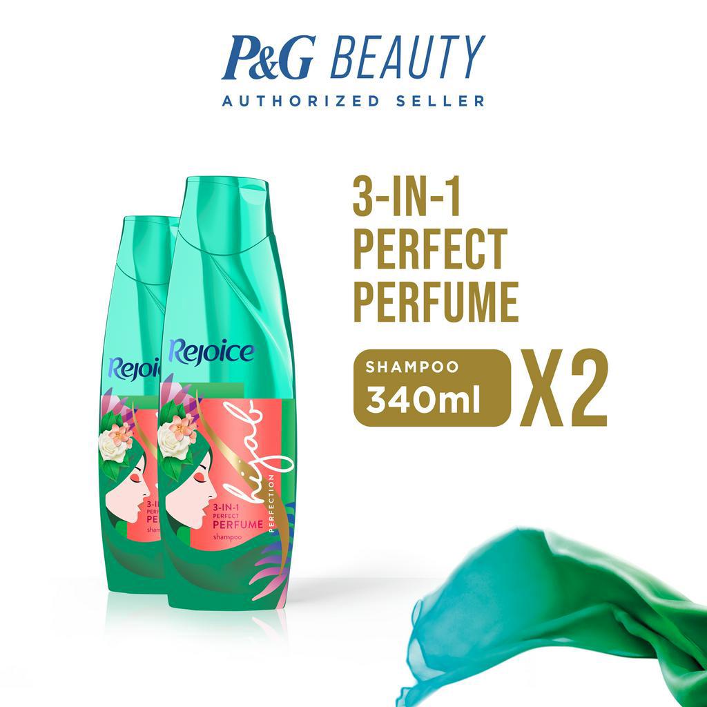 Jual Rejoice 3-in-1 Perfect Perfume Sampo 340 ml - Paket isi 2 | Shopee ...