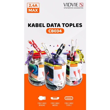 Jual KABEL DATA MICRO DAN TYPE-C VIDVIE-S TERBARU HARGA GROSIRAN ...