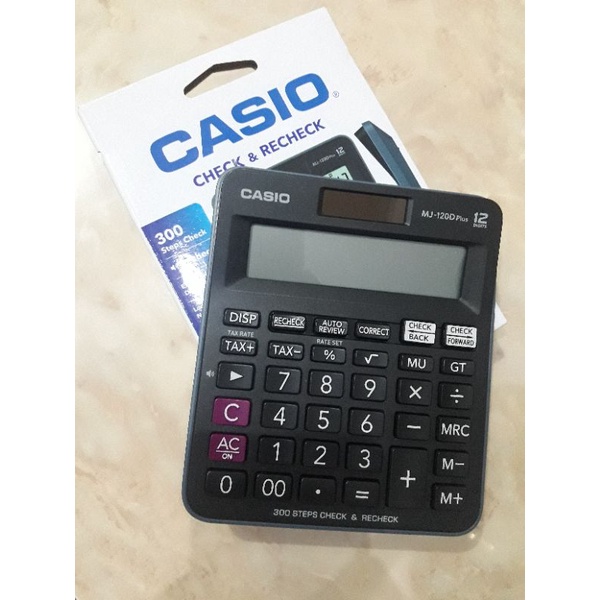 Jual KALKULATOR CASIO MJ-120D PLUS (ORIGINAL) | Shopee Indonesia