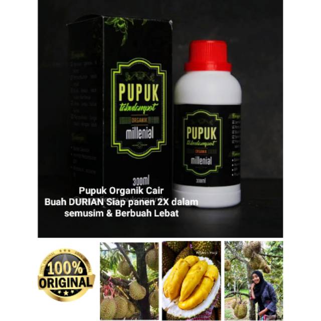 Jual pupuk mahal durian organik cair super cepat tumbuh dan berbuah ...