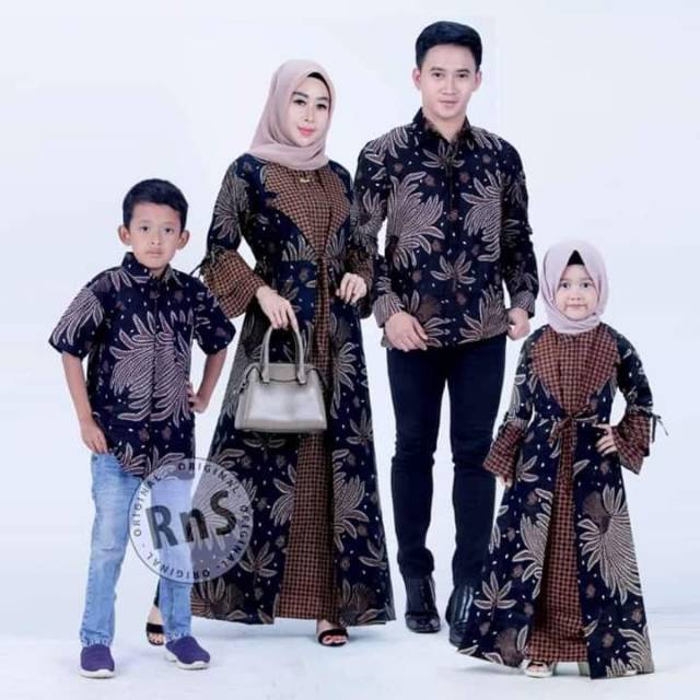 Jual PAKET GAMIS BATIK COUPLE KELUARGA | Shopee Indonesia