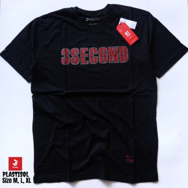Jual KAOS 3SECOND KAOS 3SECOND PREMIUM KAOS PREMIUM KAOS THREE SECOND ...