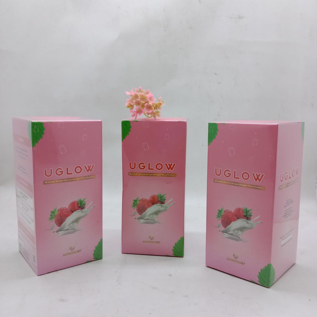 Jual U glow GLUTHA COLLAGEN MILK minuman collagen pemutih glowing isi ...