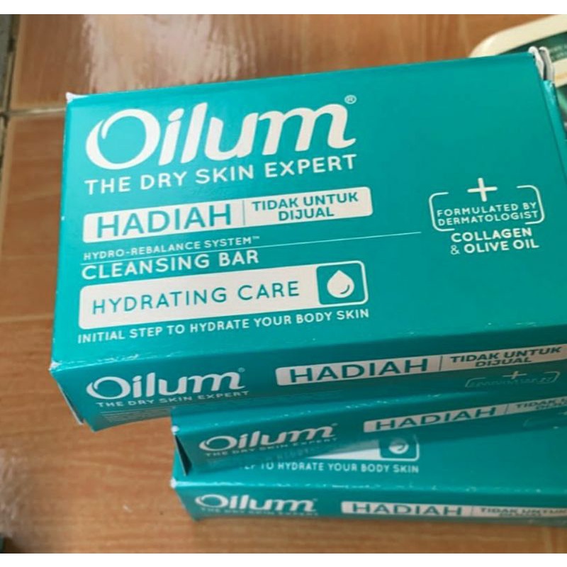 Jual Official Shop Oilum Hydrating Care Cleansing Bar 85 gr (Sabun ...