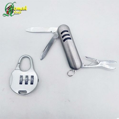 Jual Gembok free pen multifungsi Combination Padlock CJSJ CR715 B + Pen ...
