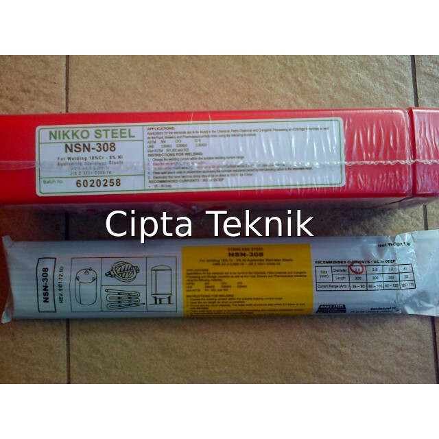 Jual Kawat Las nikko Steel NSN 308 2mm 2 mm Las Stainless | Shopee ...