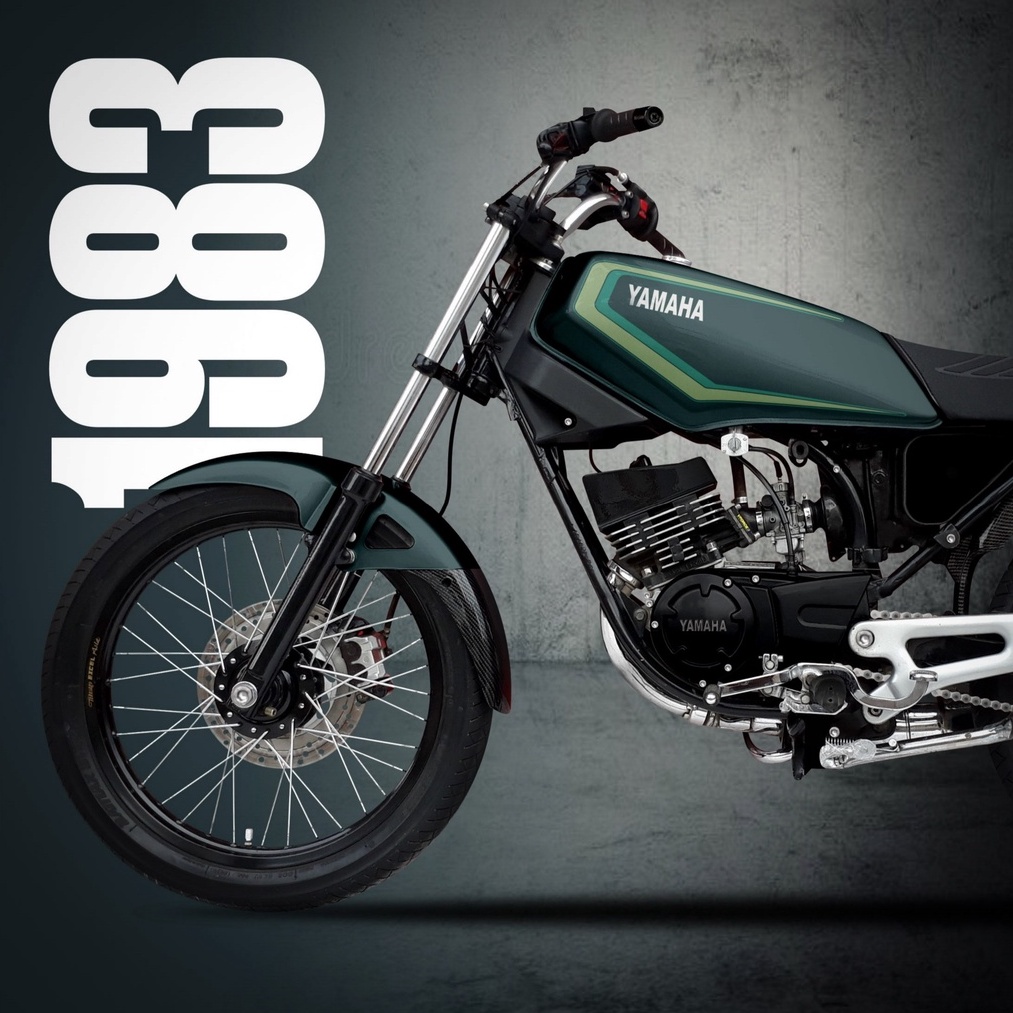 Jual Decal striping Rx-king hijau lawas ( hobiking ) permukaan doff ...