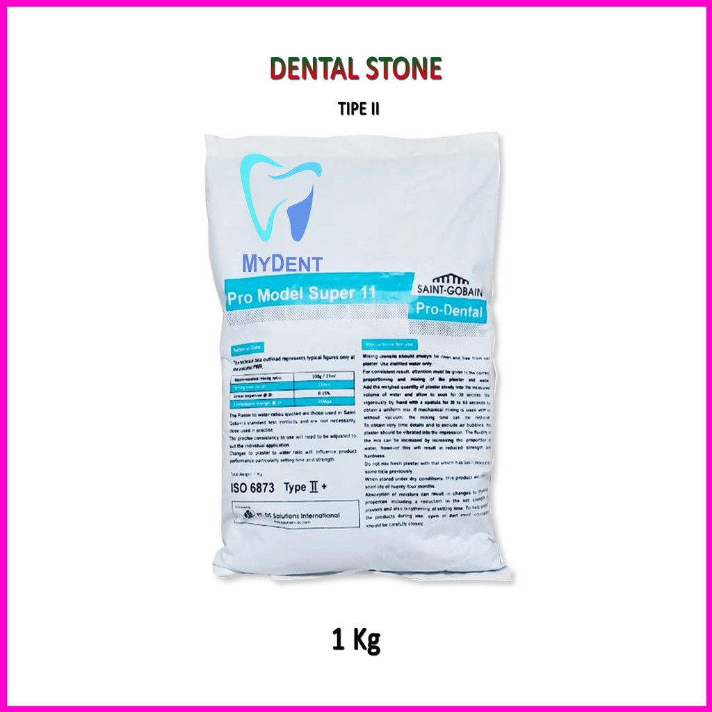 Jual DENTAL GIPS STONE MOLDANO PROBASE BAHAN CETAK GIGI MERAH KUNING ...
