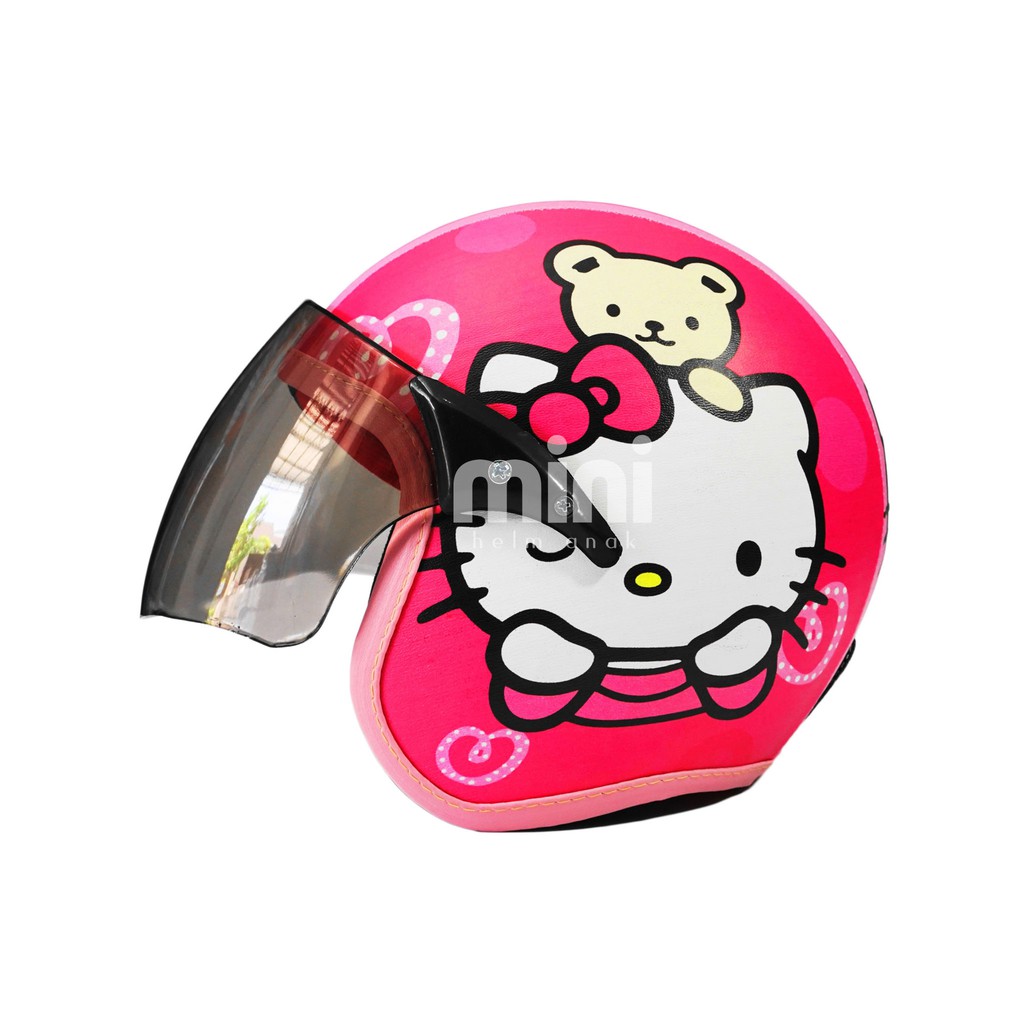 Jual HELM MINI Anak Model Standart Motif Hello Kitty | Shopee Indonesia