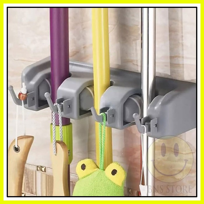 Jual Tempat Sapu dan Kain Pel 3 SLOT Gantungan Sapu dan Pel | Shopee ...
