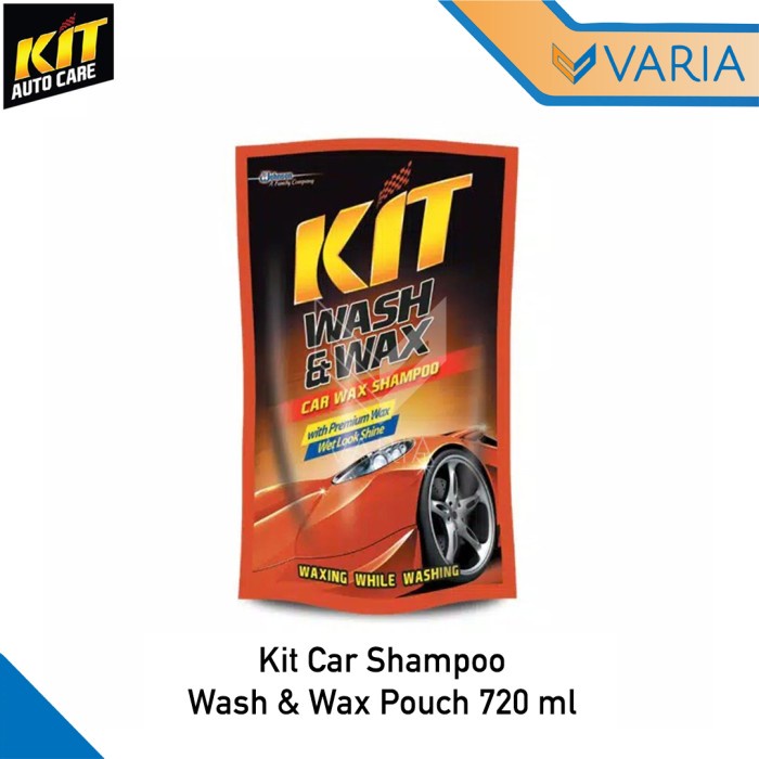 Jual Kit Car Shampoo Wash & Wax Refill Pouch 720 ml Sabun Cuci Mobil ...