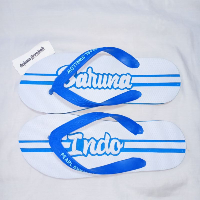 Jual Sendal ukir swallow sandal jepit custom nama | Shopee Indonesia