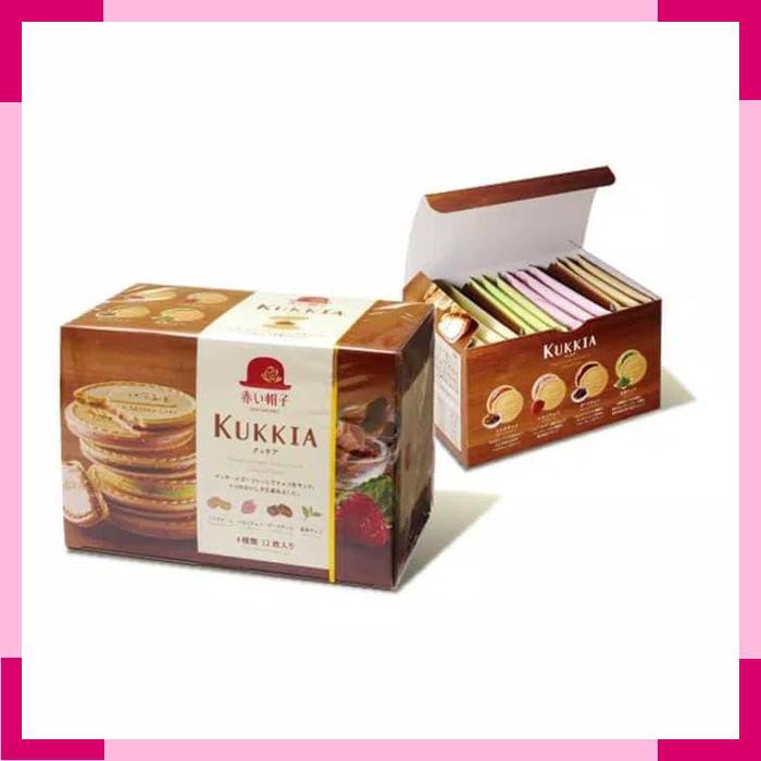 Jual Kukkia Assorted Cookies Japan Snack Kukis Biscuit Krim Aneka Rasa ...