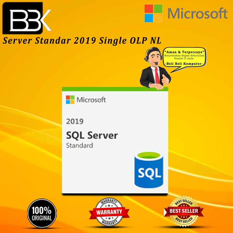 Jual SQL Server Standar 2019 Single OLP NL | Shopee Indonesia