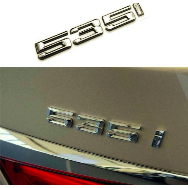 Jual BMW 535i Styling Stickers Decals Emblem Badge Logo | Shopee Indonesia