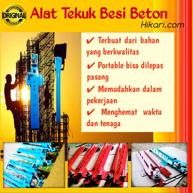 Jual Alat Tekuk Besi Beton Begel bending manual Alat pembengkok Besi ...