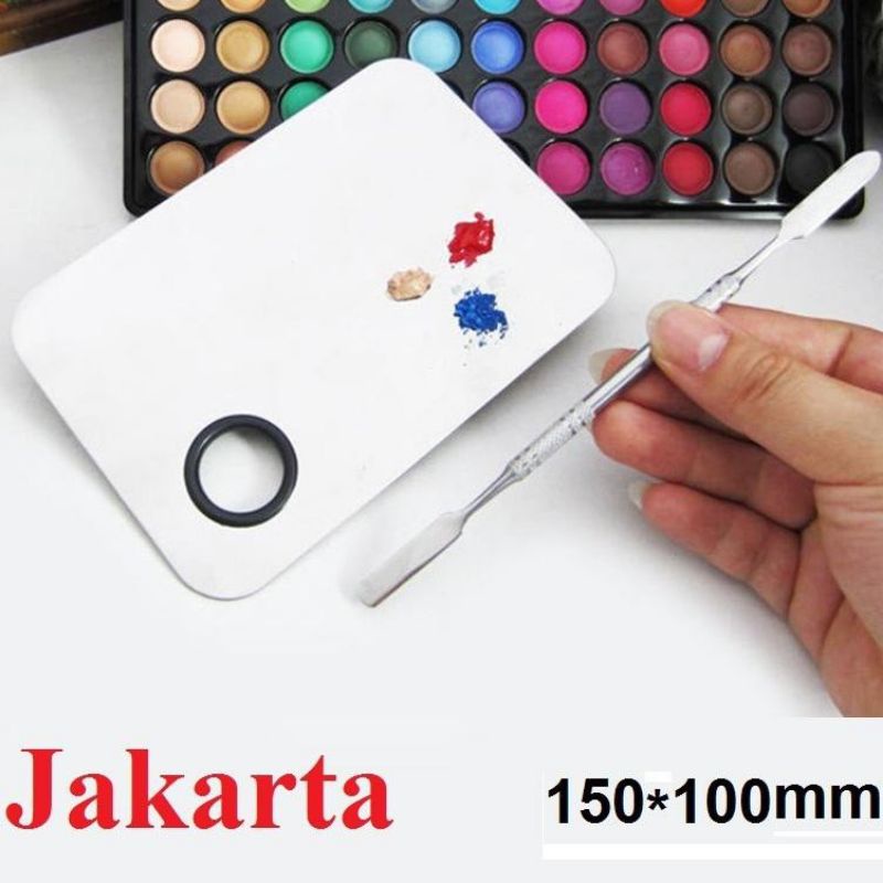 Jual Mixing Pallete / Mixing Palette / Mixing Foundation Stainless ...