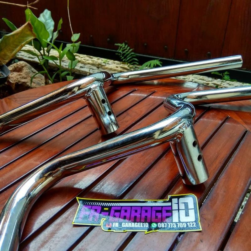 Jual stang stir sleep engine model almunium alumunium bahan besi chrome ...