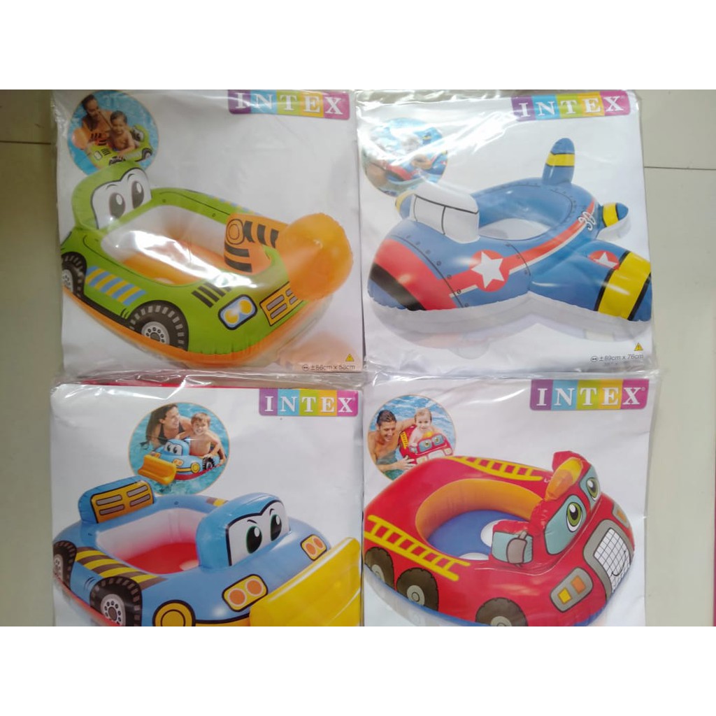 Jual Intex 59586 Pelampung duduk Mobil dan Pesawat / Kiddie Car Float ...