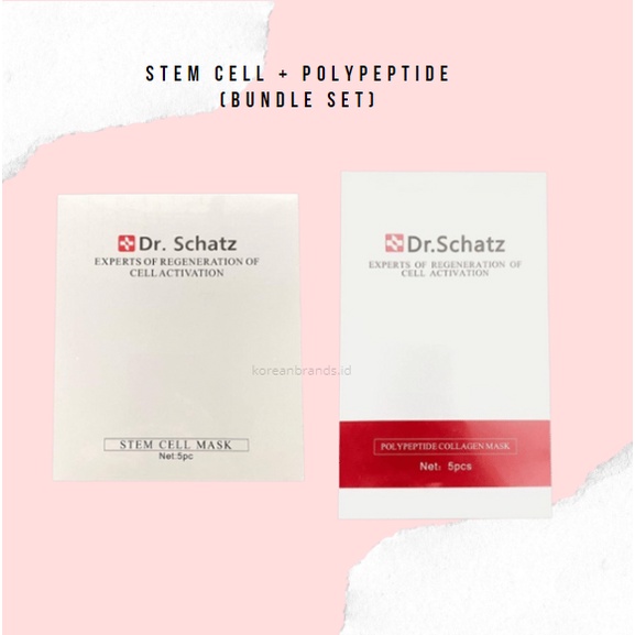 Jual Dr Schatz Stem Cell + Polypeptide Collagen Mask (Bundle Set) | Shopee Indonesia