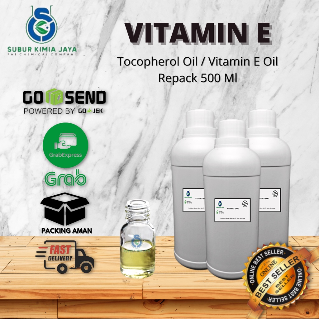 Jual Vitamin E Oil / Tocopherol Oil / tocopheryl acetate 500 gr ...