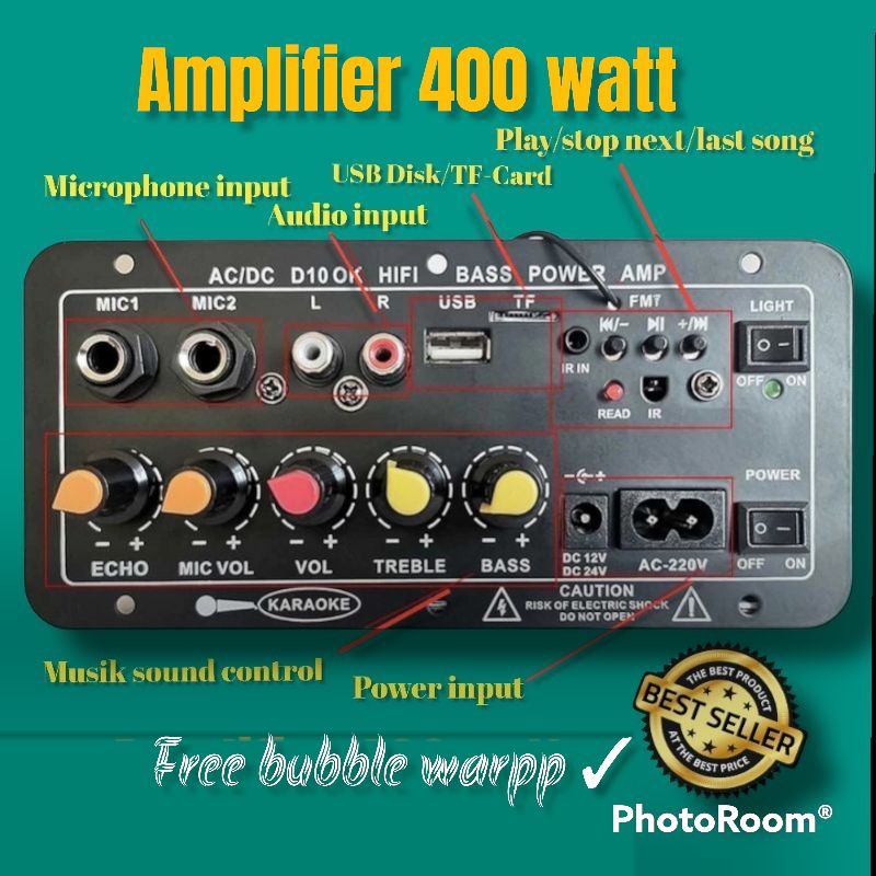 Jual HARGA SPECIAL - Amplifier Board Audio Bluetooth USB FM Radio TF ...