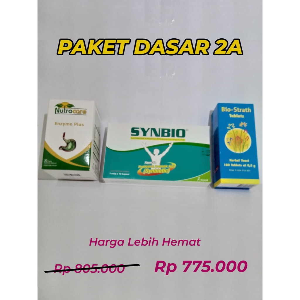 Jual SYNBIO SUPER + NUTRACARE 30 + BIO STRATH (PAKET DASAR 2A) | Shopee ...