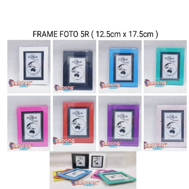 Jual FRAME FOTO 5R / BINGKAI FOTO 5R / FIGURA 5R | Shopee Indonesia