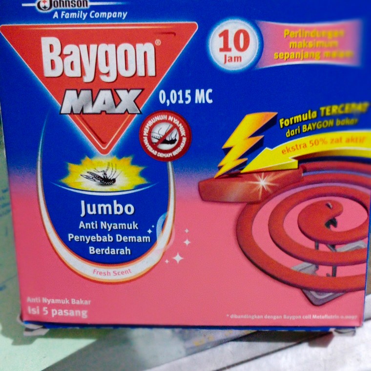 Jual BAYGON OBAT NYAMUK BAKAR JUMBO 5'S CEGAH DBD | Shopee Indonesia