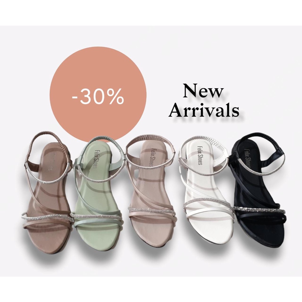 Jual SANDAL TALI PERMATA ELEGANT CASUA;L SANDAL PROMO FM-04 | Shopee ...