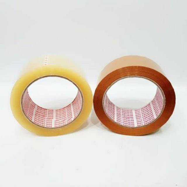 Jual LAKBAN DAIMARU / LAKBAN BESAR / LAKBAN PUTIH / LAKBAN COKLAT / LAKBAN PAKET UKURAN 48mm x ...