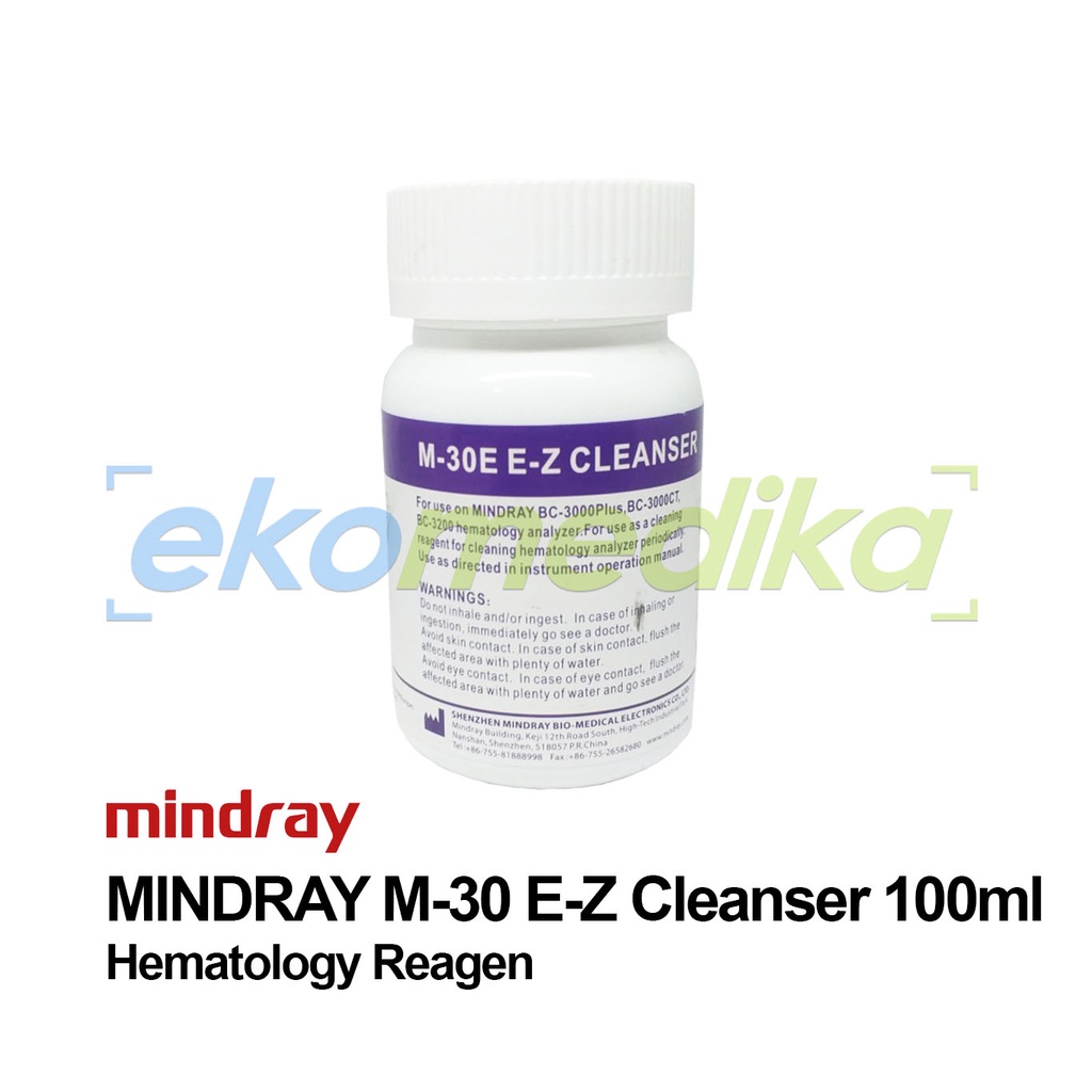 Jual EZ Cleanser 100 ml Mindray M30 M18 Reagen Hematology / E-Z ...