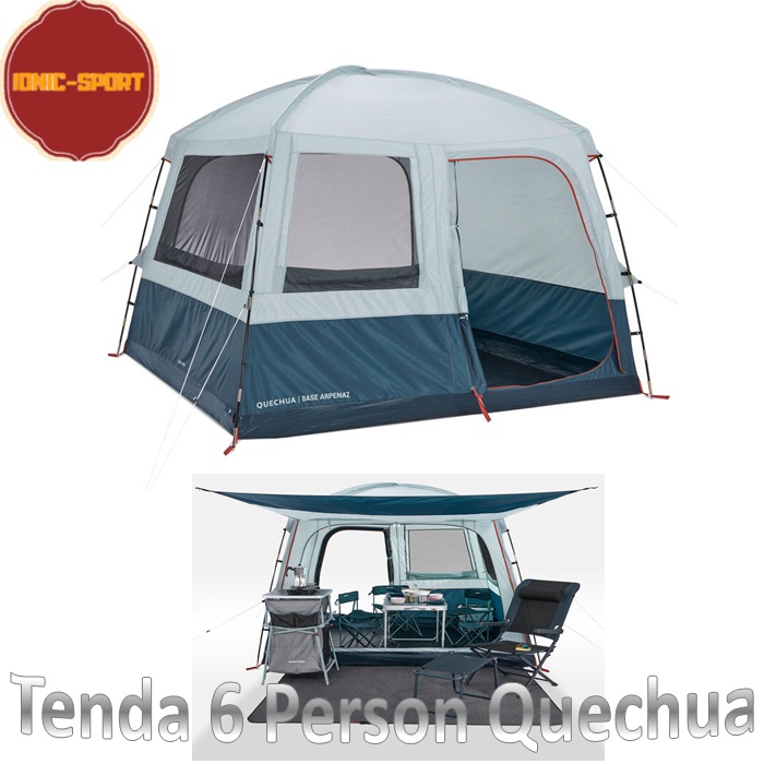 Jual Quechua Tenda Camping Arpenaz Base M Supported Camping Area ...