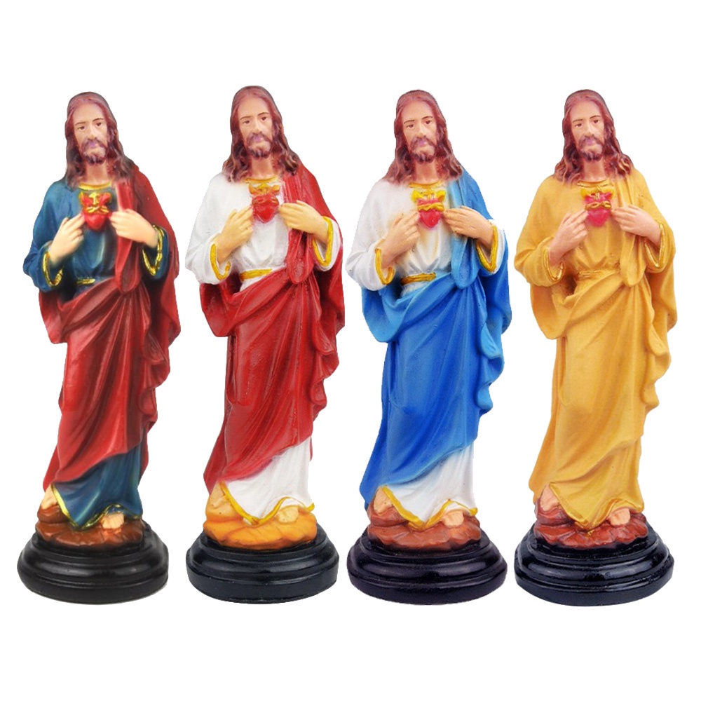 Jual Patung Yesus Hati Kudus 15 cm Hiasan Arca Rohani Fiberglass ...