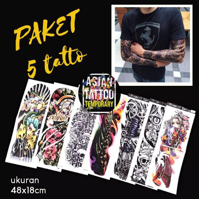 Jual PAKET PEMBELIAN Tatto temporary Tato temporer /TATTOO TEMPORER ...
